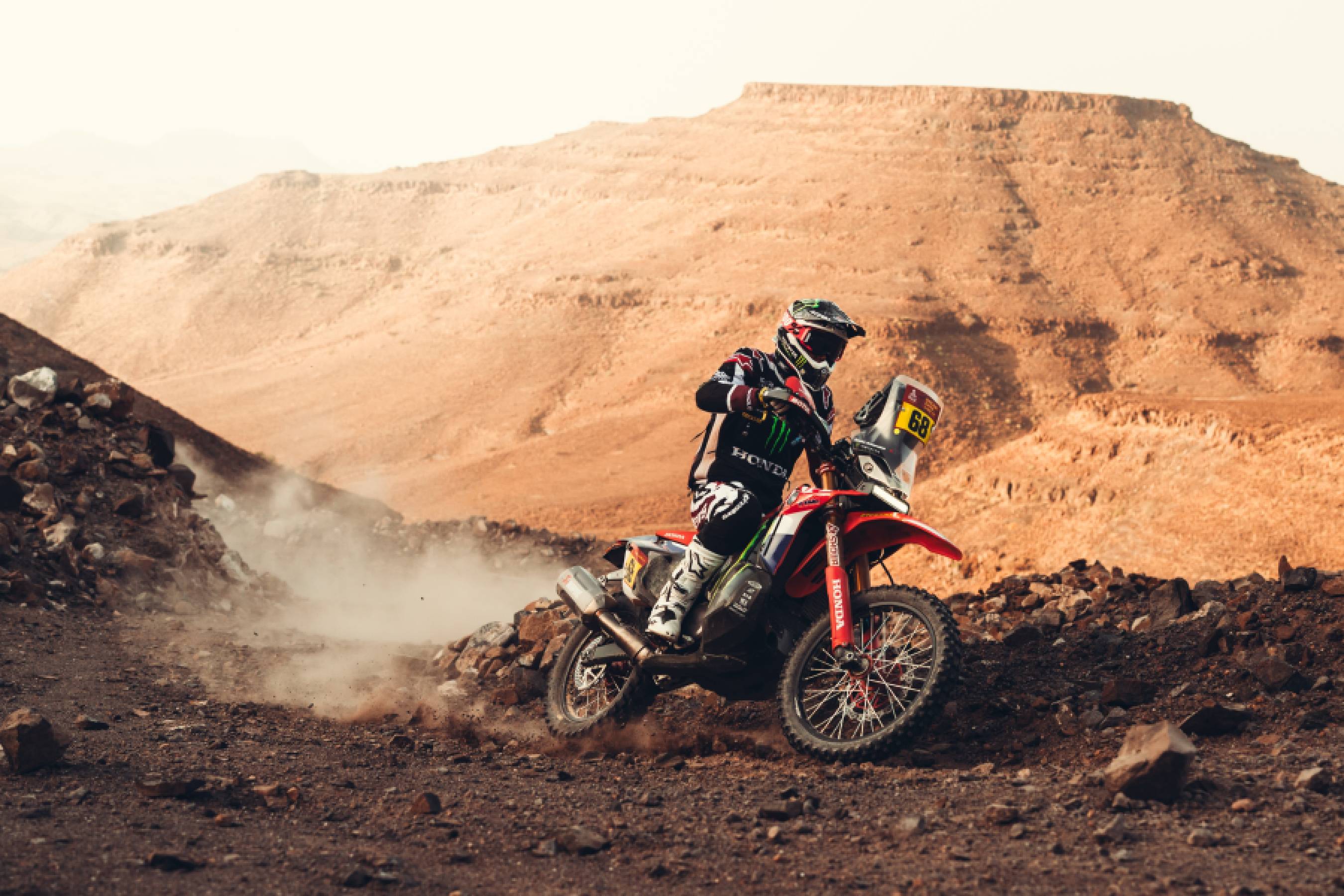 Dakar pressure mounts as Brabec and Schareina... | Honda.Racing